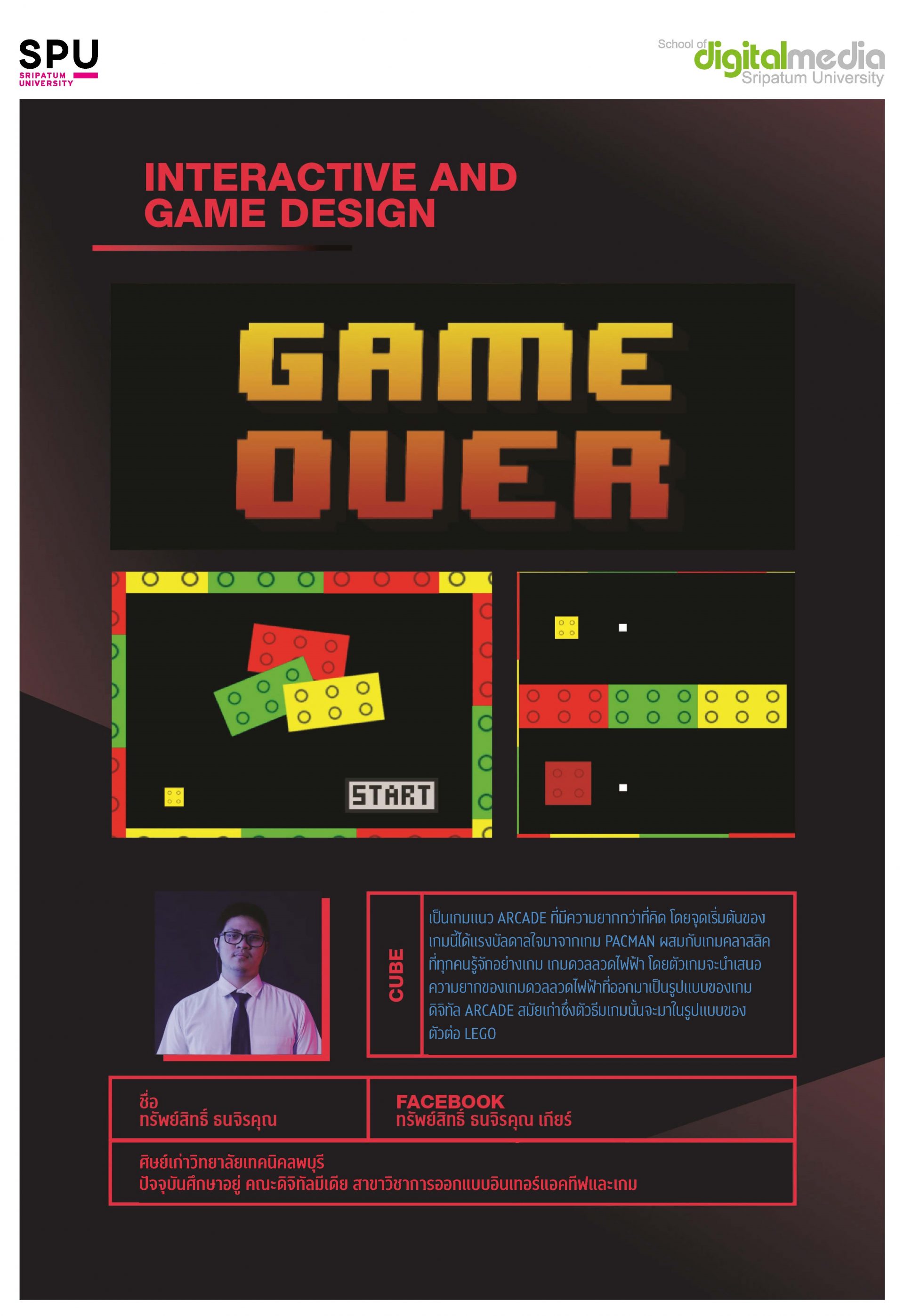 Thesis SDM SPU_Cube ผลงานนักศึกษาคณะดิจิทัลมีเดีย มหาวิทยาลัยศรีปทุม - SPU STORY SRIPATUM UNIVERSITY