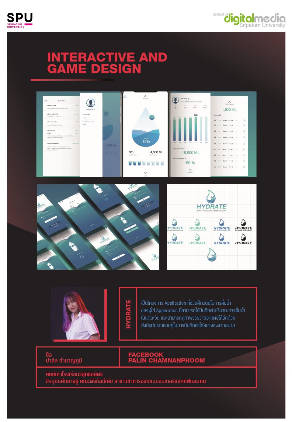 Thesis SDM SPU_Hydrate ผลงานนักศึกษาคณะดิจิทัลมีเดีย มหาวิทยาลัยศรีปทุม - SPU STORY SRIPATUM ...