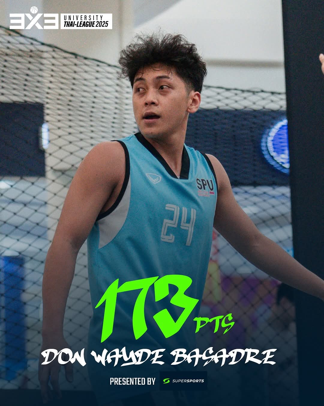 Don Wayde Basadre ขึ้น Top Scorer ใน 3x3UniversityThaiLeague2025 ...