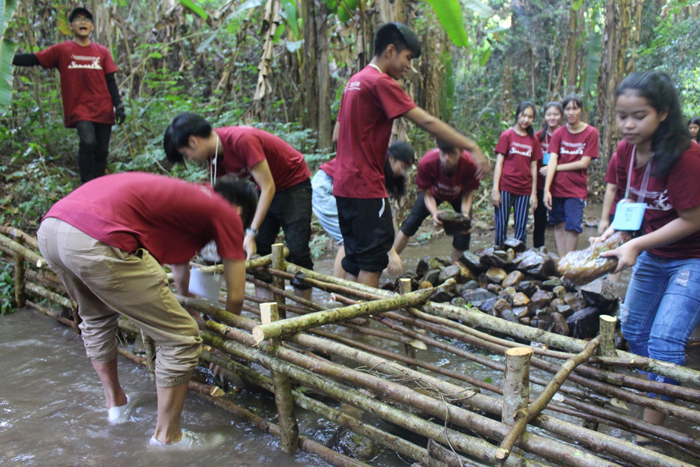 ช.อนุรักษ์ฯ SPU USR ตามศาสตร์พระราชา สร้างฝายชลอน้ำ ราชบุรี - ศูนย์กิจกรรมพัฒนานักศึกษาและชุมชน ...