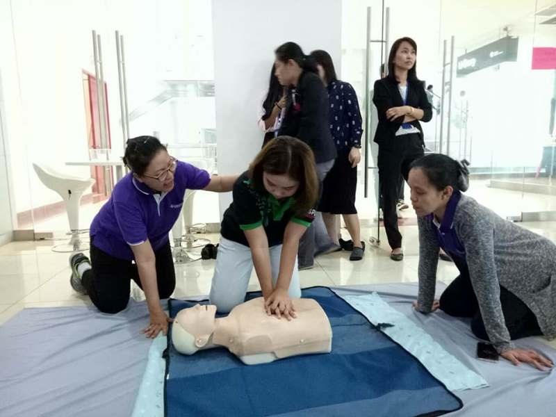 บัญชี SPU เรียนกับตัวจริงประสบการณ์จริง "การช่วยฟื้นชีพขั้นพื้นฐาน (CPR)" - คณะบัญชี