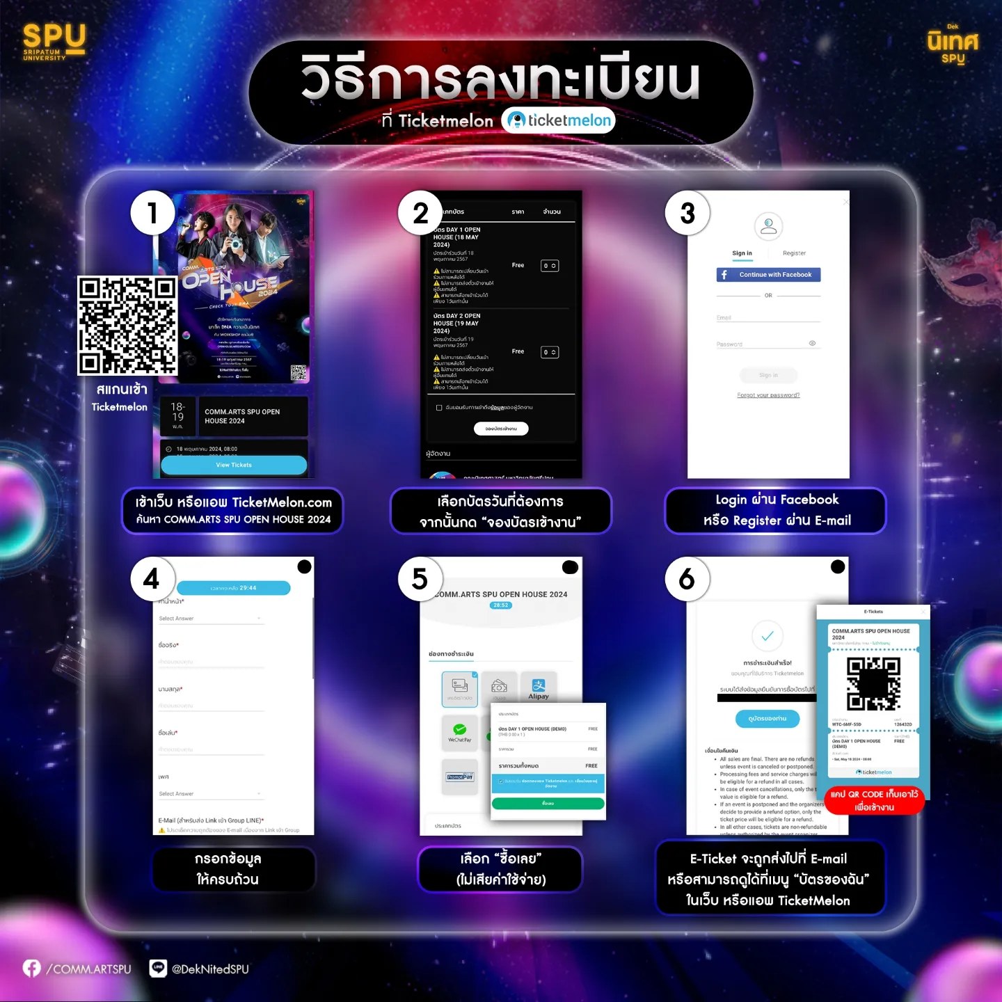 การกลับมาอีกครั้งแบบ สุดจึ้ง! สุดปัง! กับ " COMM.ARTS SPU OPEN HOUSE ...