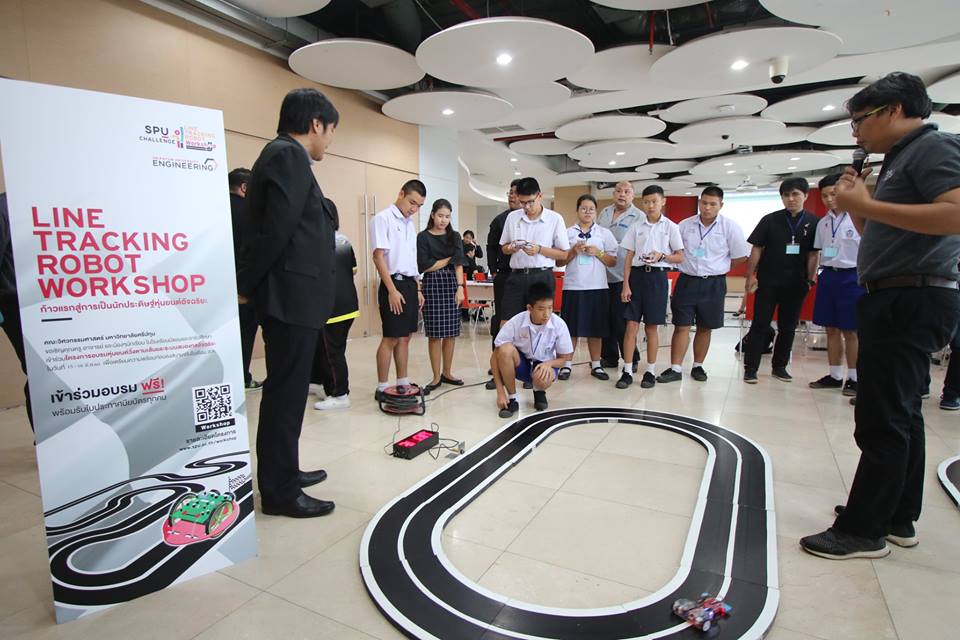 Thai children... are cooler than you think (Line Tracking Robot ...