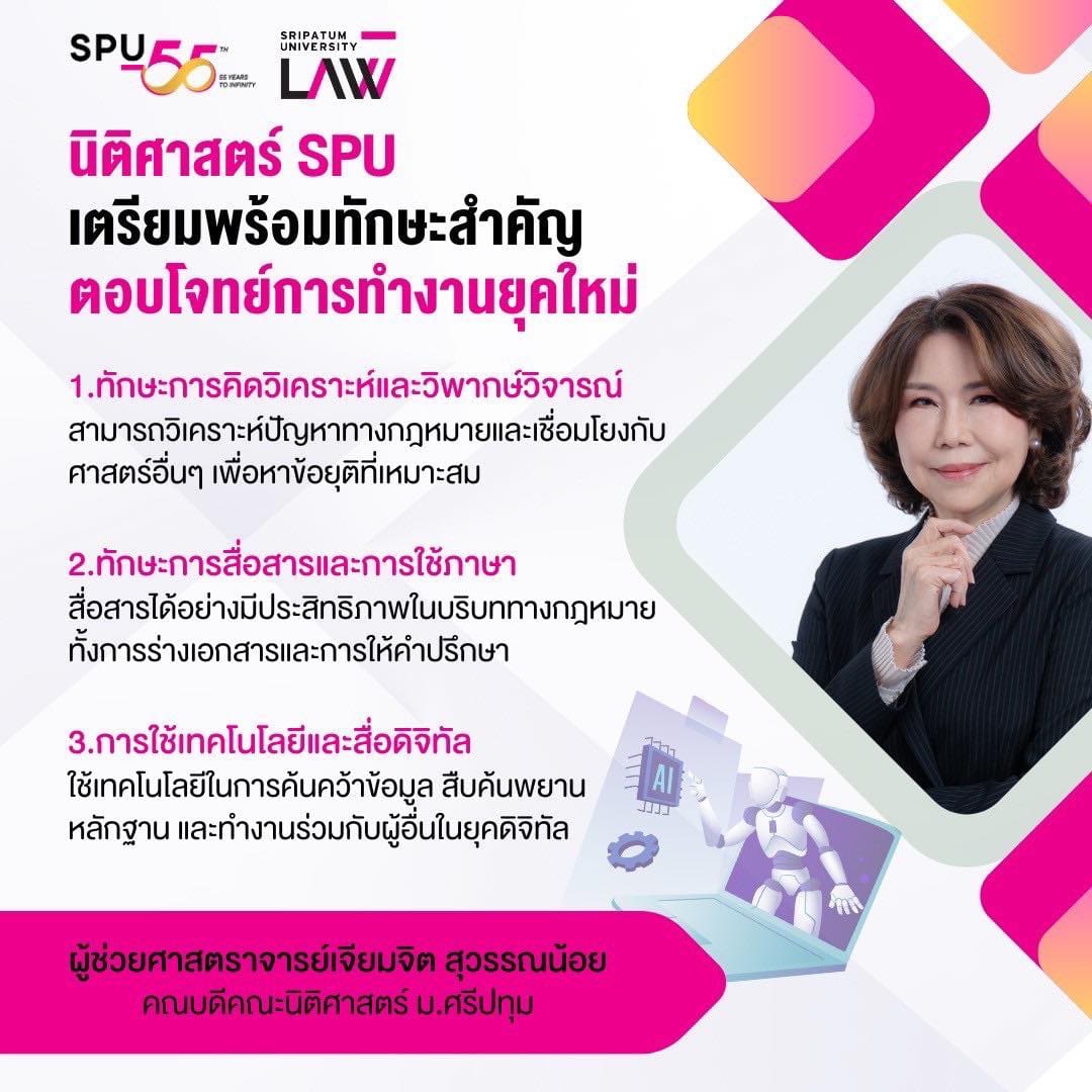 SPULAW นิติศาสตร์ SPU ก้าวทันโลกยุคใหม่! - คณะนิติศาสตร์